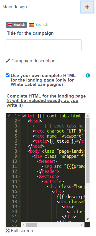 Advanced Personalization with custom HTML – Cool Tabs HelpDesk