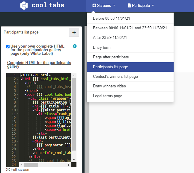 Advanced Personalization with custom HTML – Cool Tabs HelpDesk