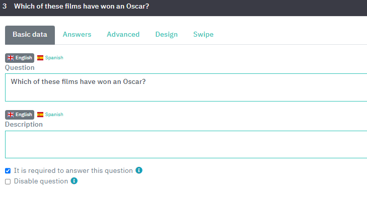 How to create a Quiz or Survey with Swipe answer options – Cool Tabs ...